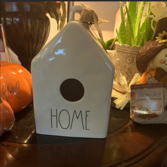 Rae Dunn | Accents | Rae Dunn Home Bird House With Burlap Bow | Poshmark
